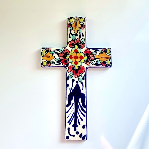 Vintage | Art | Vintage Ceramic Pottery Mexican Folk Art 9 Tonala Cross ...